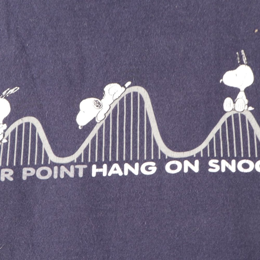 Vintage Cedar Point Snoopy Roller Coaster T Shirt - Gem